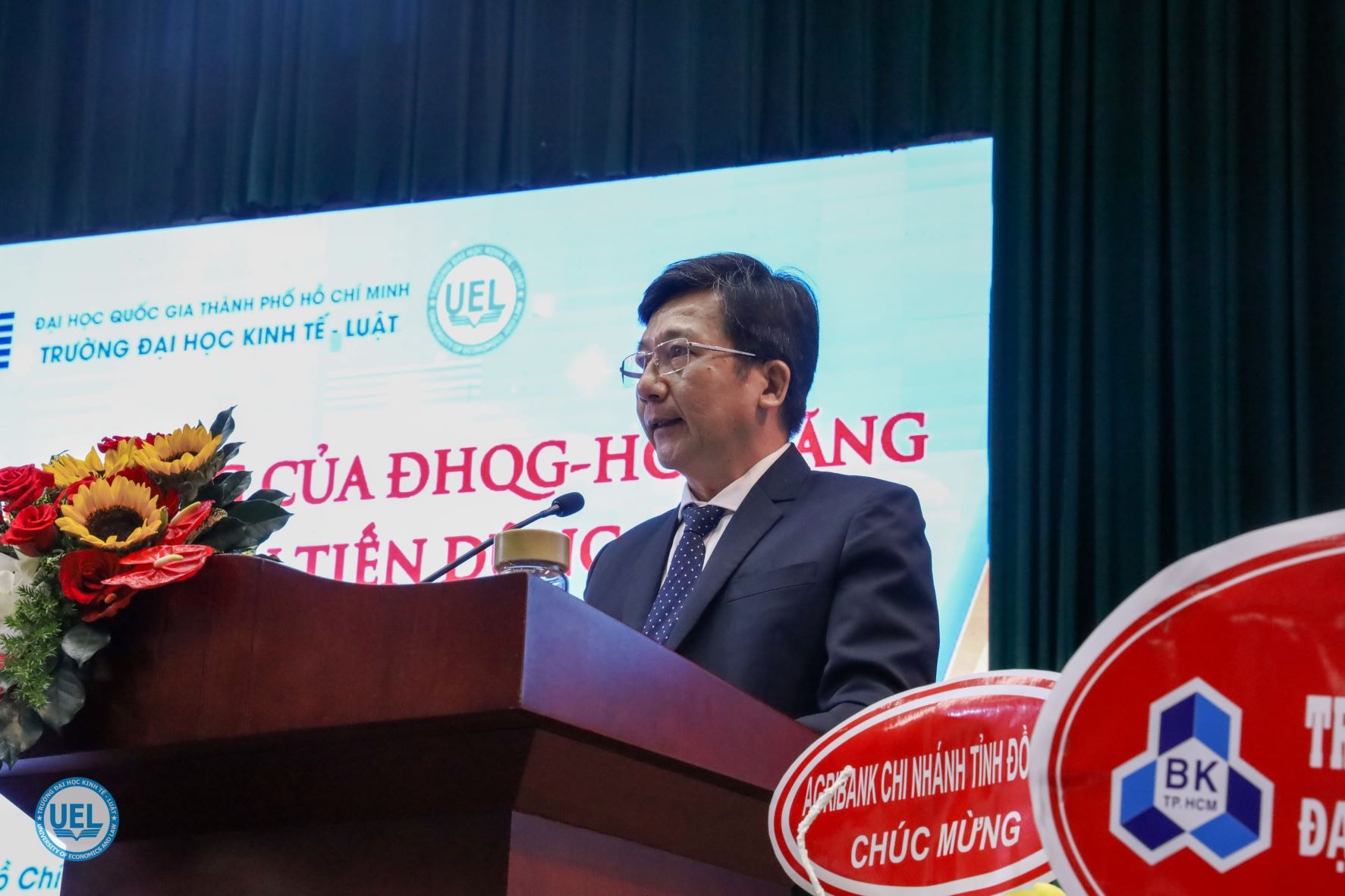 PGS.TS Hoàng Công Gia Khánh Hiệu trưởng Trường Đại học Kinh tế - Luật