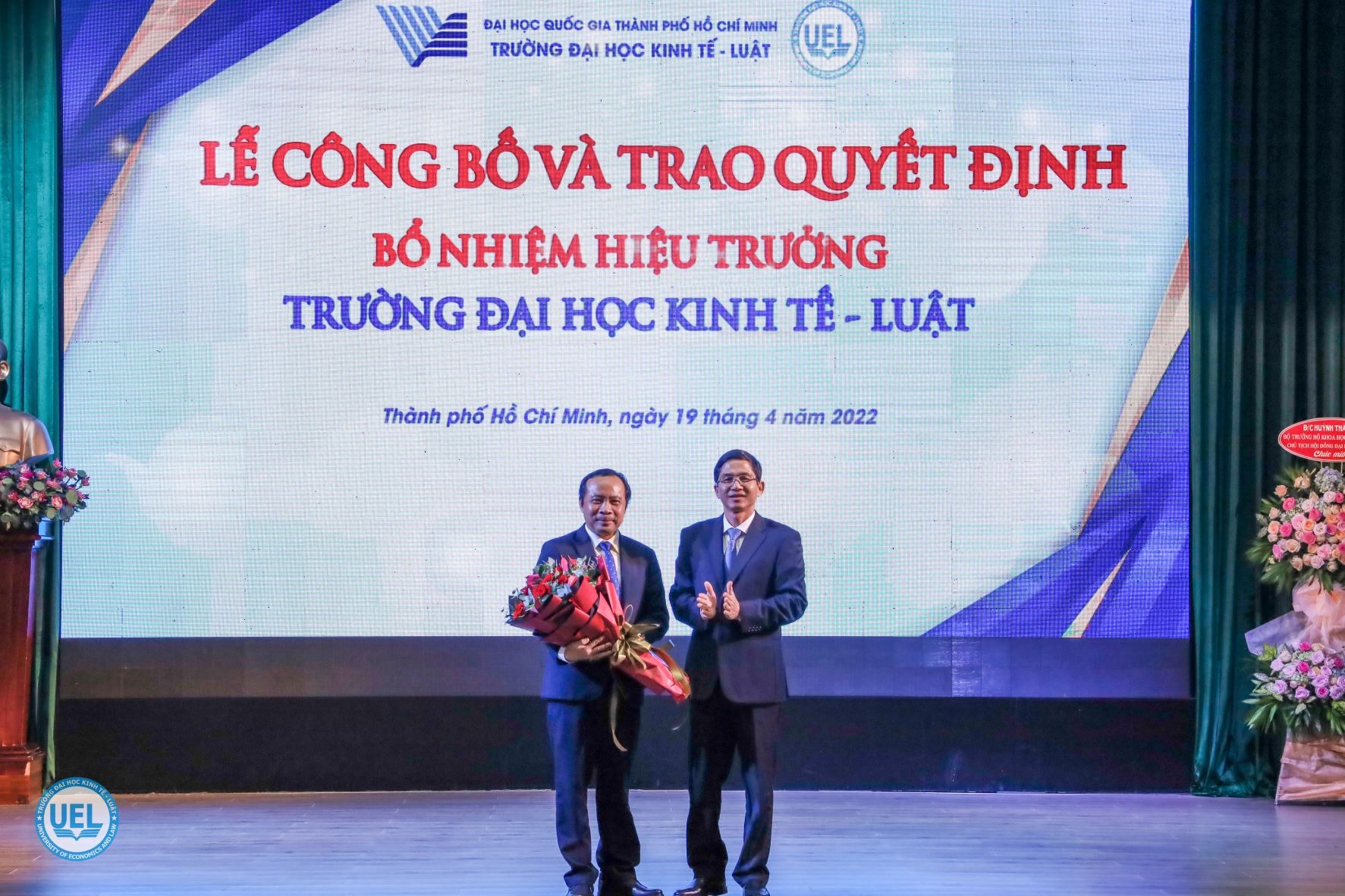 PGS.TS Hoàng Công Gia Khánh Hiệu trưởng Trường Đại học Kinh tế - Luật